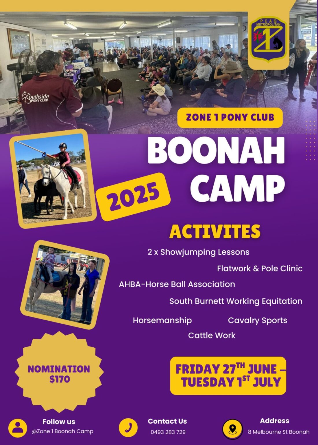 Boonah Camp – PCQ Metropolitan Zone 1